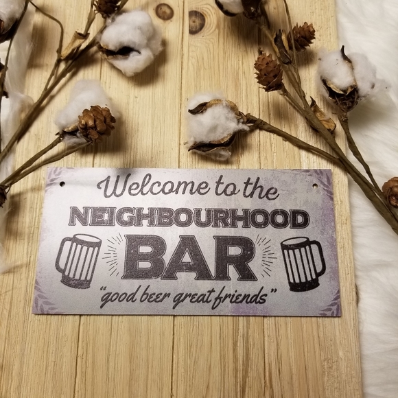 Wall Decor | Very Cute Bar Sign | Poshmark
